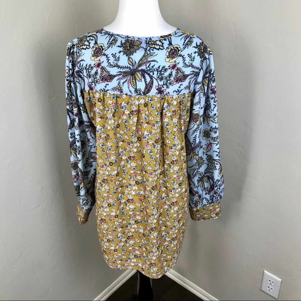 Suzanne Betro Mixed Print Tunic - Gem